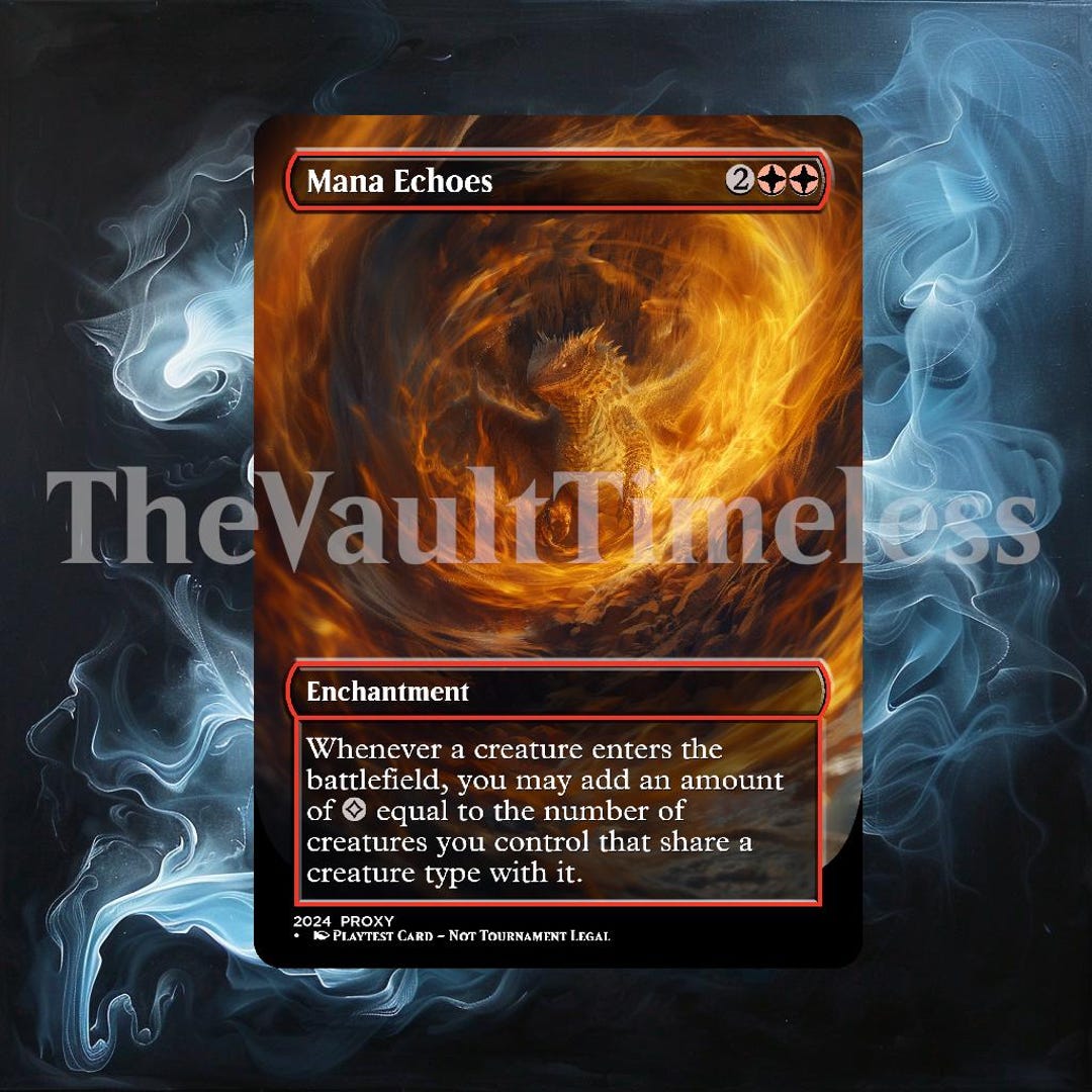 Mana Echoes V1 Proxy - Custom Proxy for Commander - Proxies - Etsy