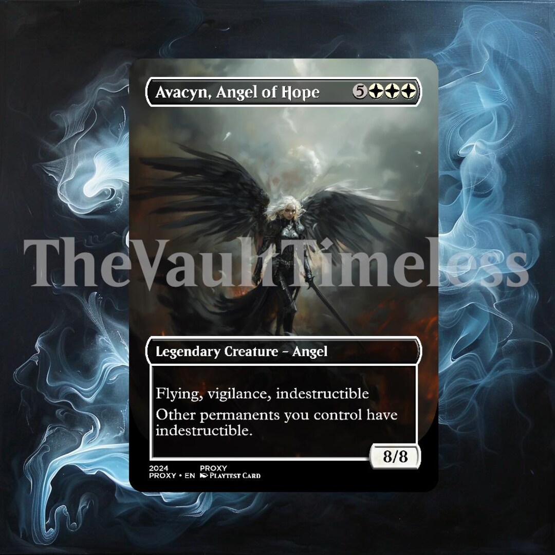 Avacyn, Angel of Hope V1 Proxy - Custom Proxy for Commander - Proxies ...