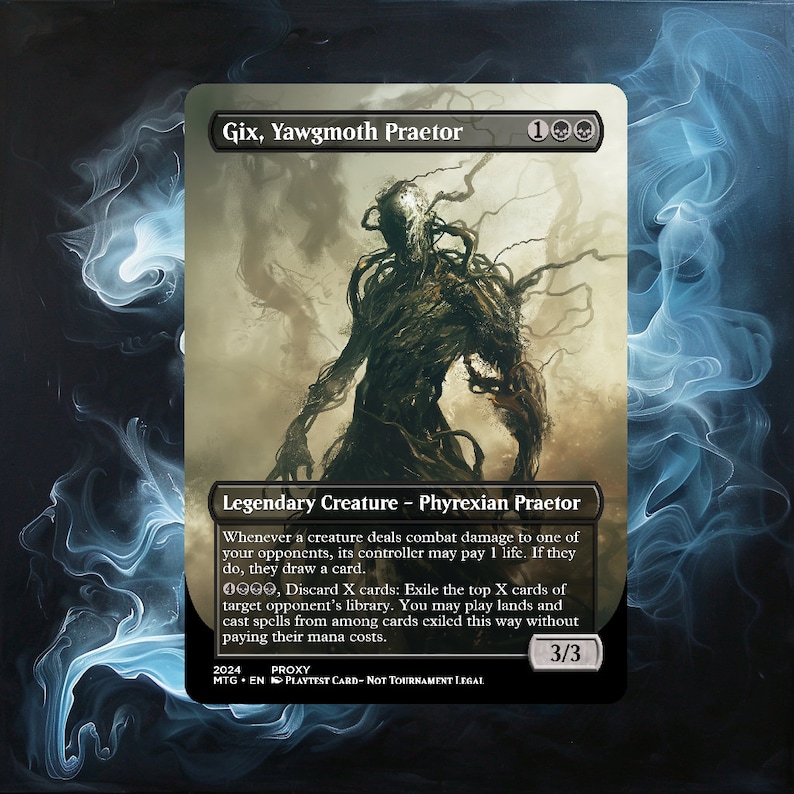 Gix, Yawgmoth Praetor Proxy Custom Proxy for Commander MTG Magic the ...