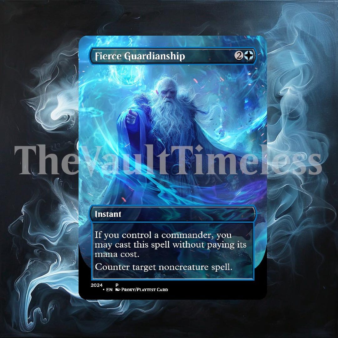 Fierce Guardianship Proxy - Custom Proxy for Commander - Proxies - Etsy