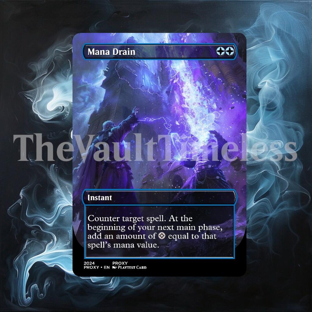 Mana Drain Proxy - Custom Proxy for Commander - Proxies - Etsy