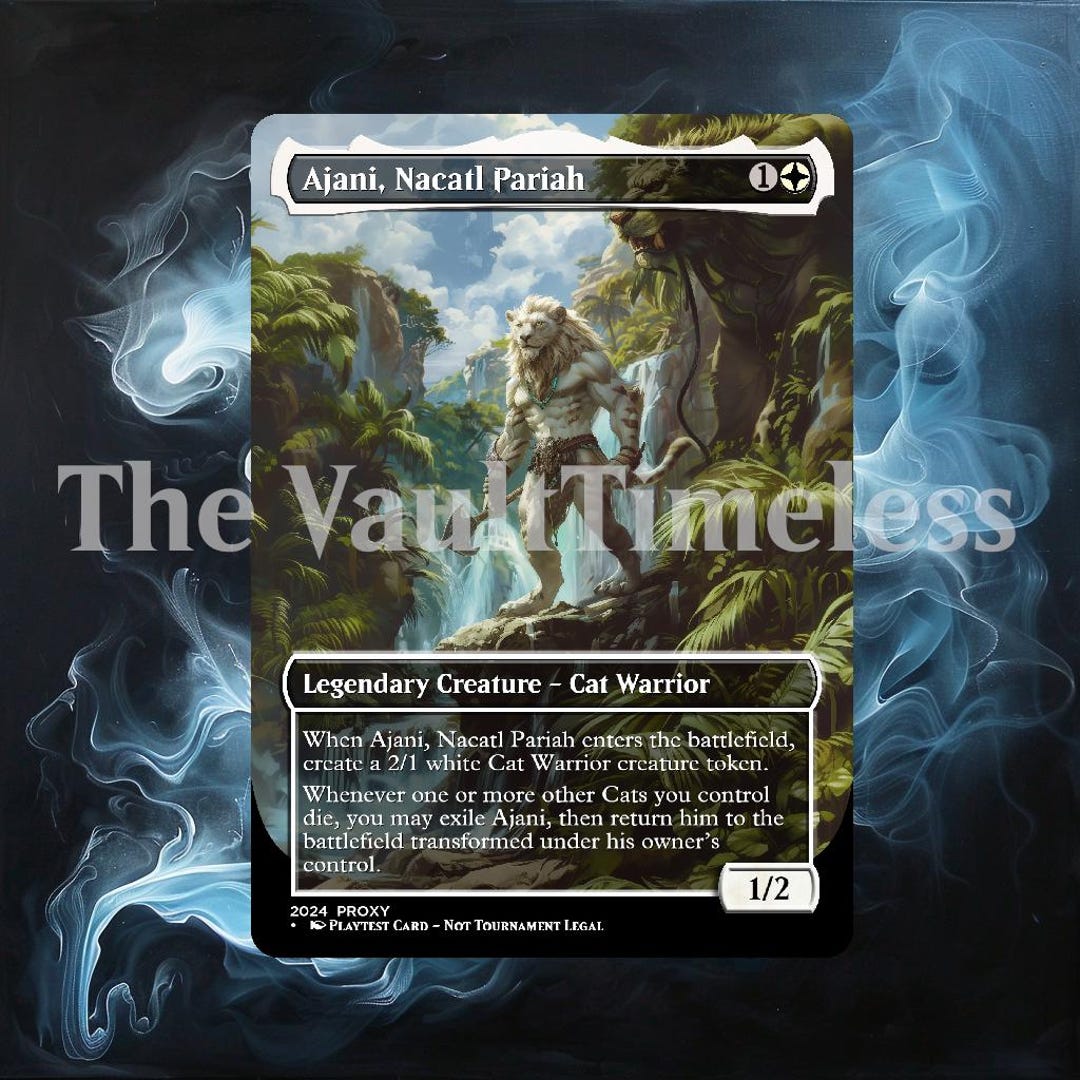 Ajani, Nacatl Pariah/ajani, Nacatl Avenger Proxy - Custom Proxy for Commander - Proxies - Etsy