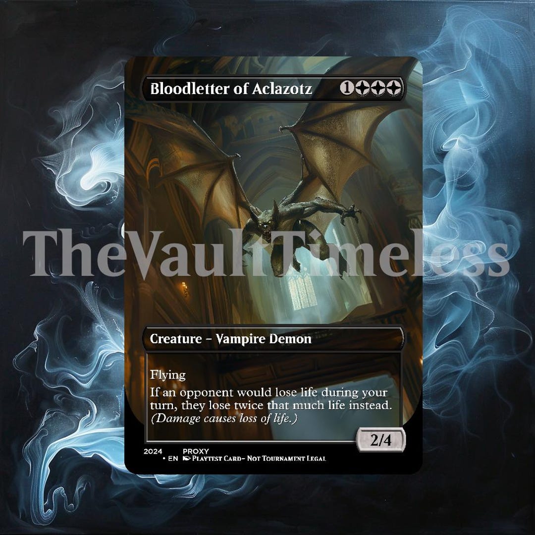 Bloodletter of Aclazotz Proxy - Custom Proxy for Commander - Proxies - Etsy