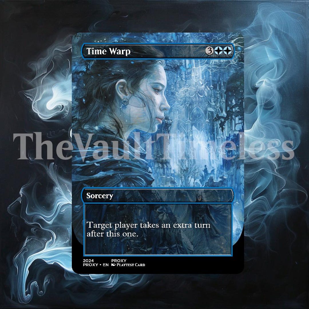 Time Warp Proxy - Custom Proxy for Commander - Proxies - Etsy