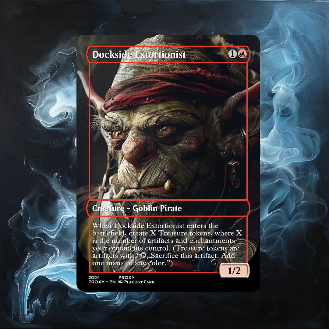 Discounted Dockside Extortionist Proxy Custom Proxy for Commander MTG Magic the Gathering ...