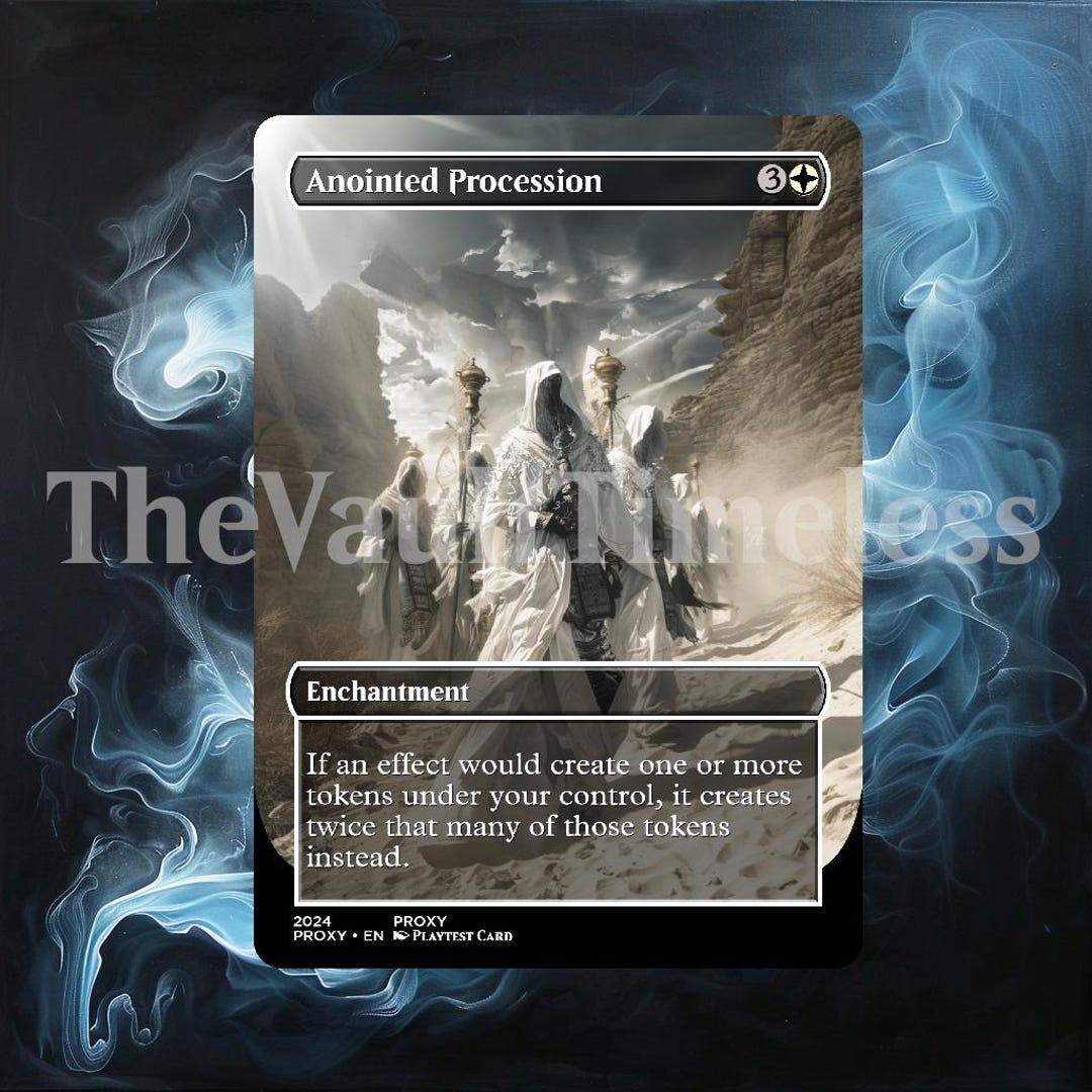 Anointed Procession Proxy - Custom Proxy for Commander - Proxies - Etsy