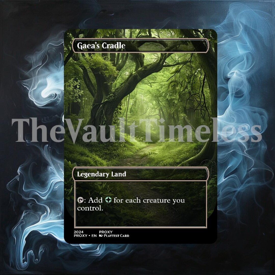 Gaea's Cradle Proxy - Custom Proxy for Commander - Proxies - Etsy