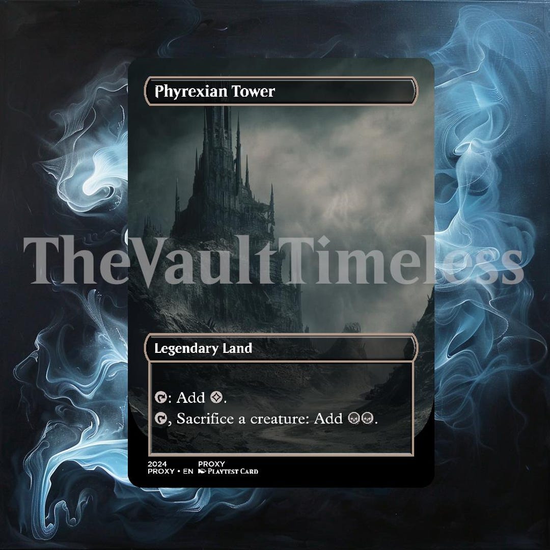 Phyrexian Tower Proxy Custom Proxy for Commander Proxies - Etsy