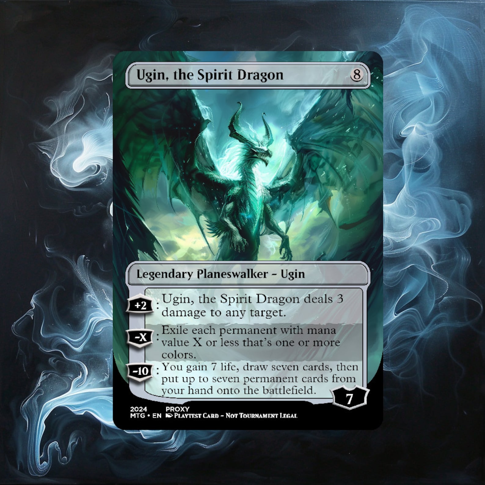 Ugin, the Spirit Dragon Proxy Custom Proxy for Commander MTG Magic the ...