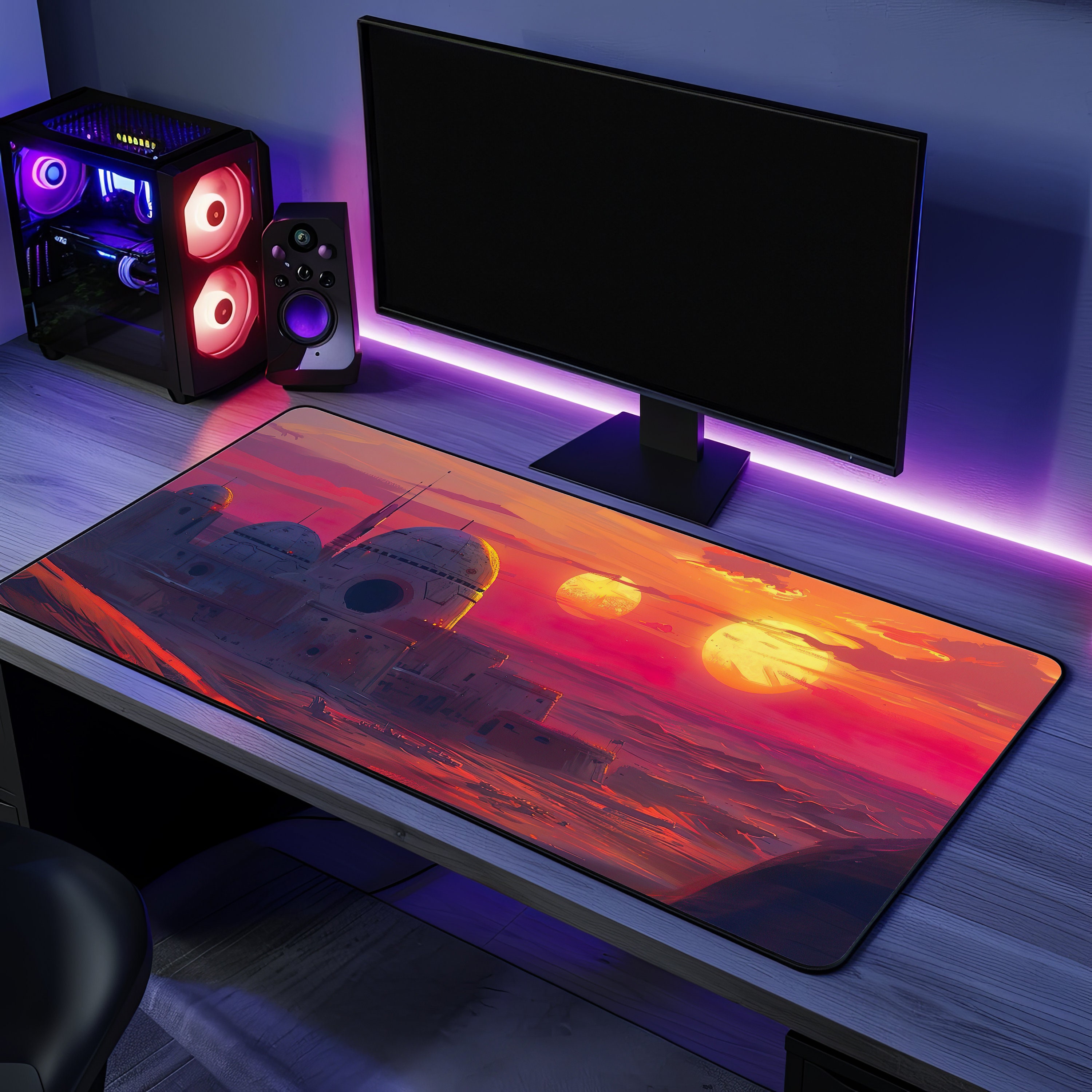 Star Wars Unlimited Playmat Tatooine Inspired Desk Mat, Desert Planet ...