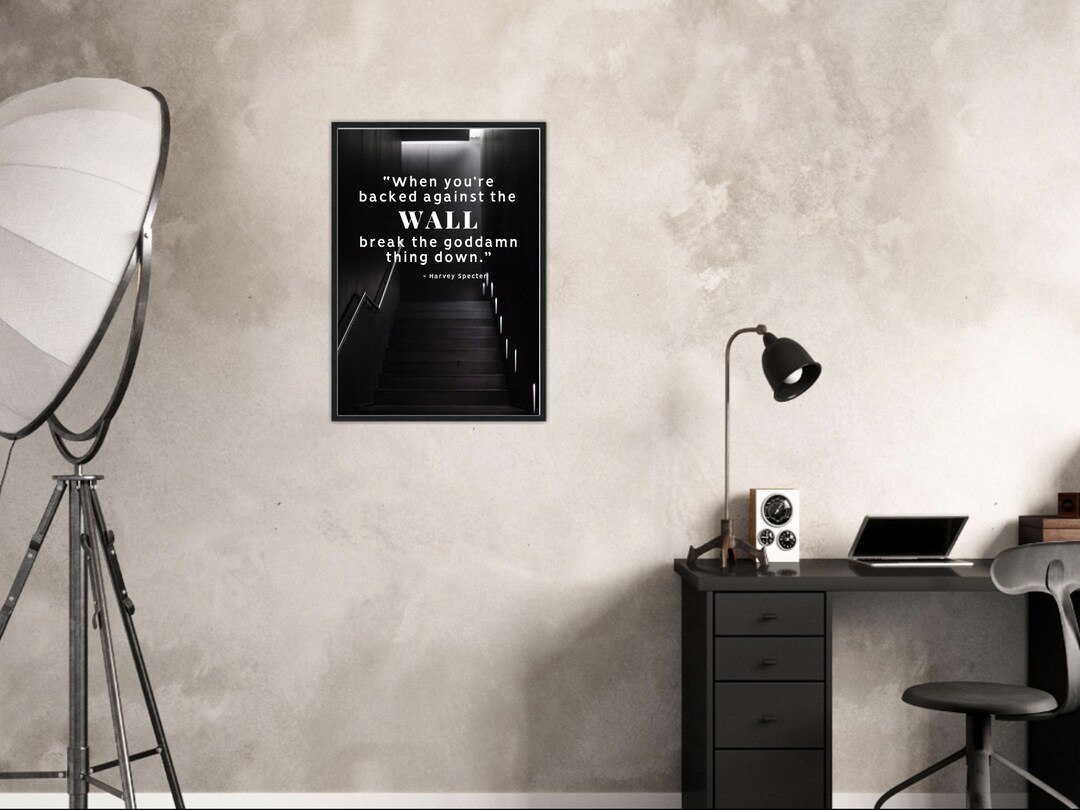 Motivational Quote - Suits - Harvey Specter - Premium Semi-glossy Paper ...