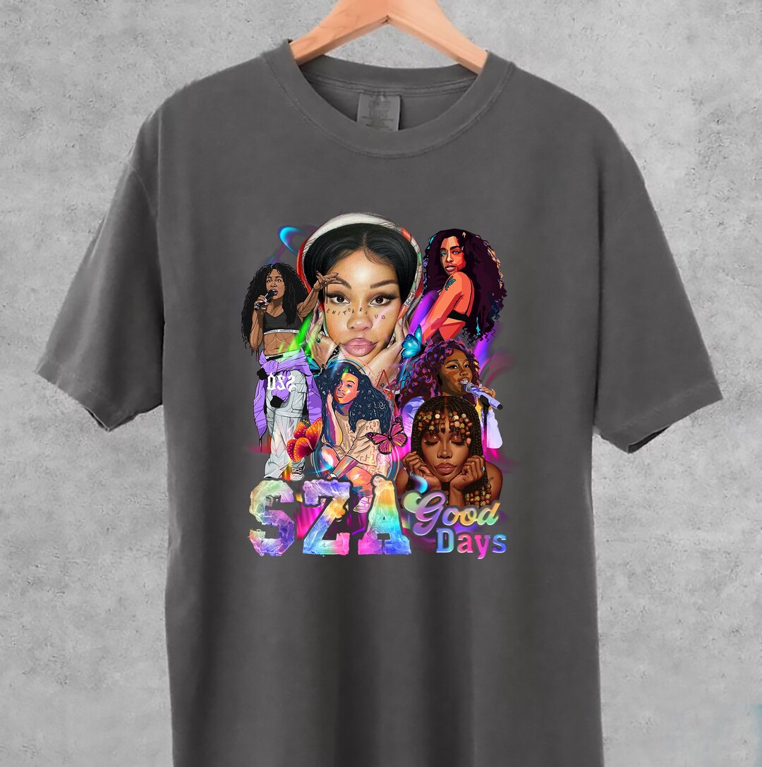 Comfort Colors® Vintage SZA SOS Shirt, Vintage Sza Good Days Shirt, Sza ...