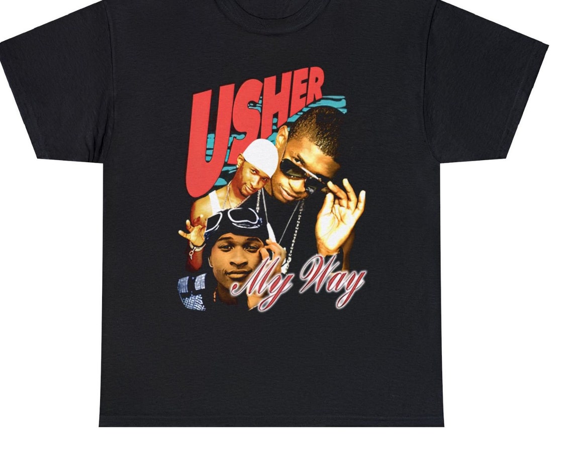 USHER T Shirt Design. Png Digital 4500x5100 Px. RAYMOND, R&B, Pop ...