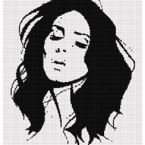 Pattern - Lana Del Rey - Etsy