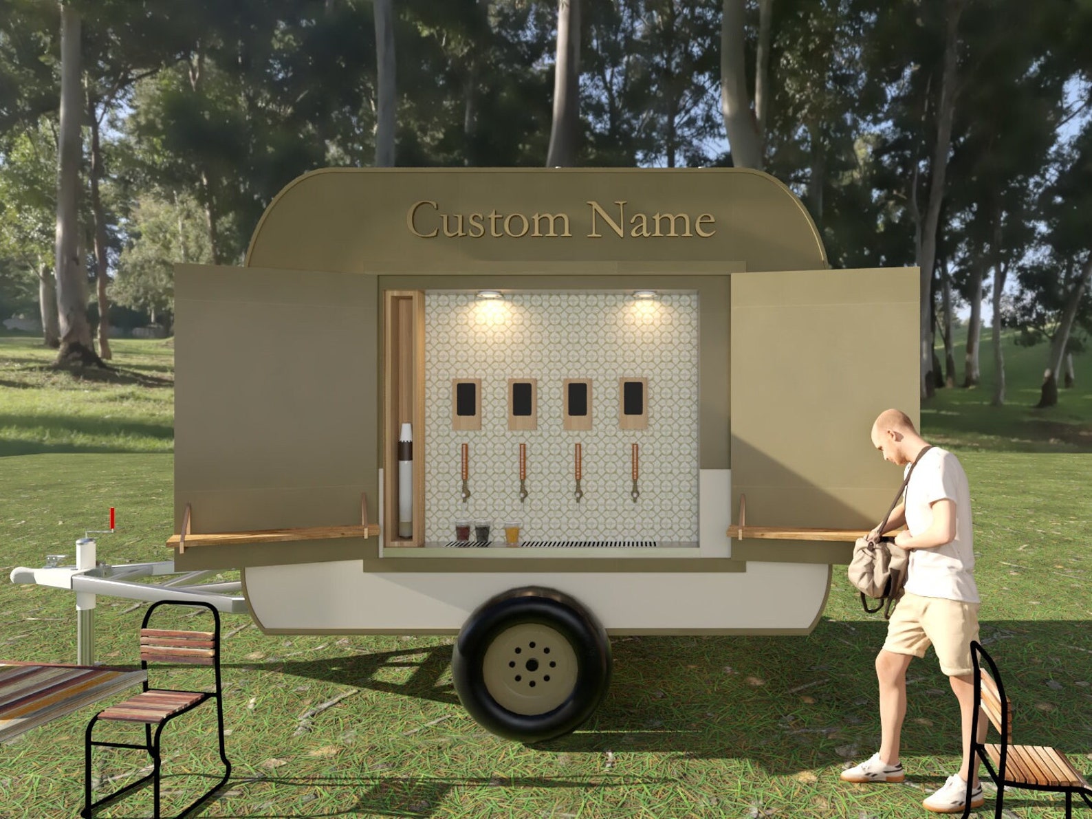 Mobile Trailer Tap Trailer Design - Etsy UK