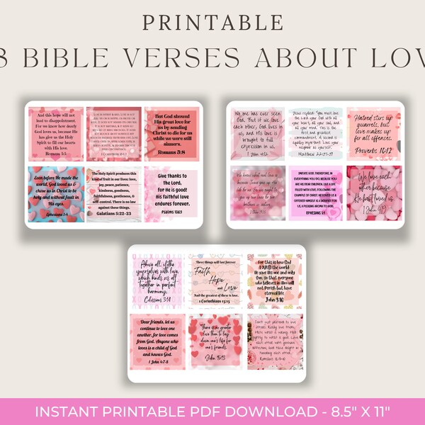 Love Bible Verse - Etsy