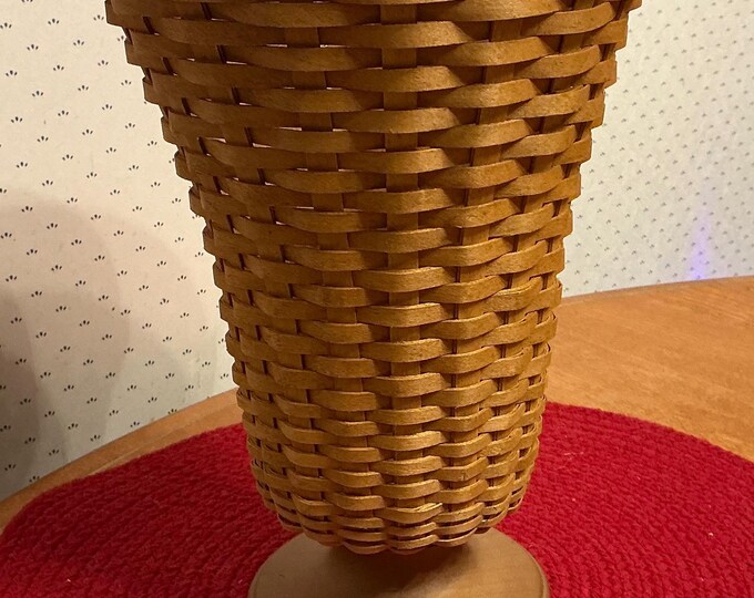 Longaberger “collector’s Club Floral Vase Basket” - Etsy