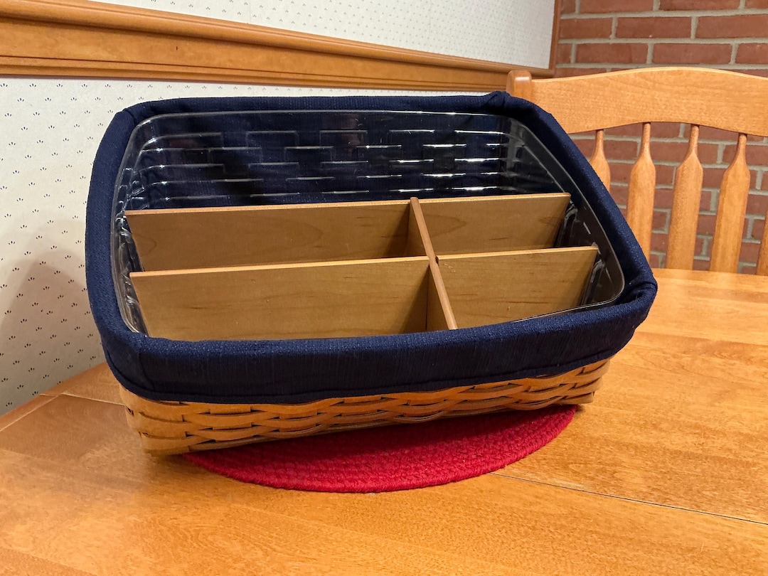 Longaberger “desktop Organizer Basket” - Etsy