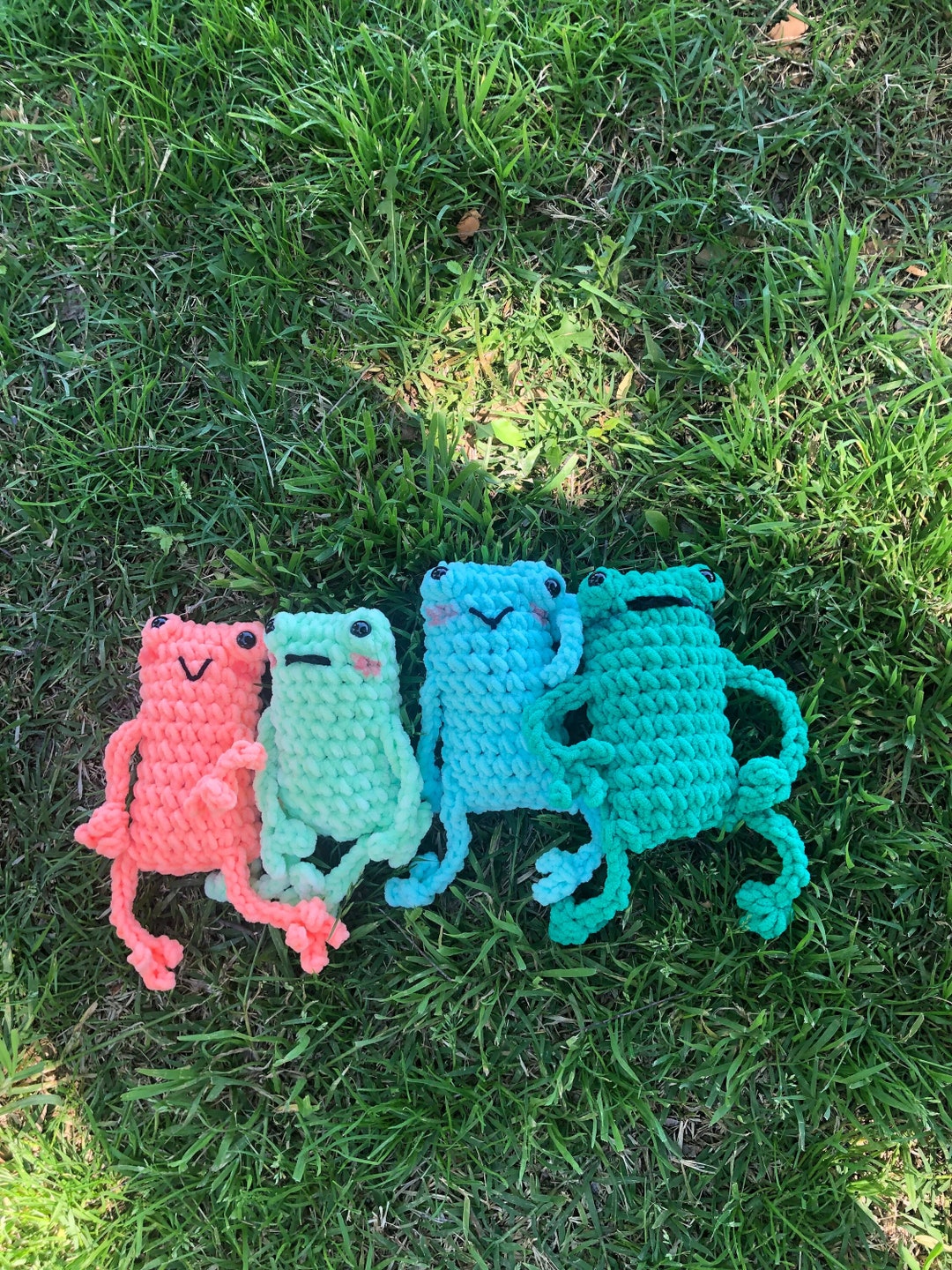 Custom Crochet Leggy Froggy: Cute Mini Frog With Legs - Etsy
