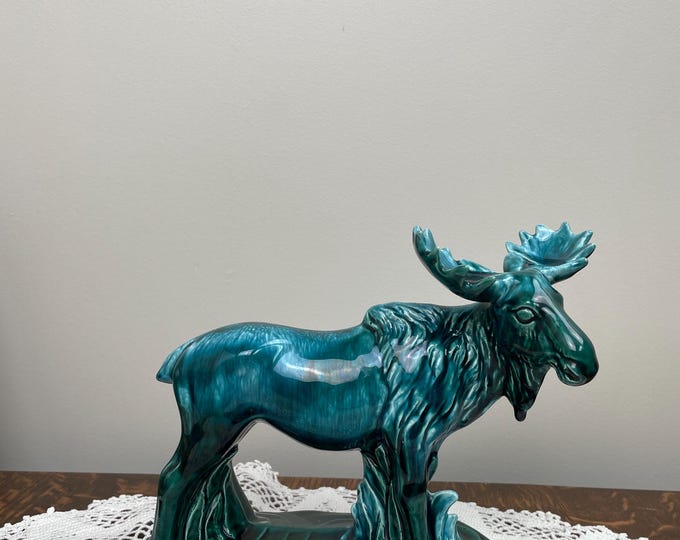 Majestic Moose, Blue Mountain Pottery Style, Japan - Etsy