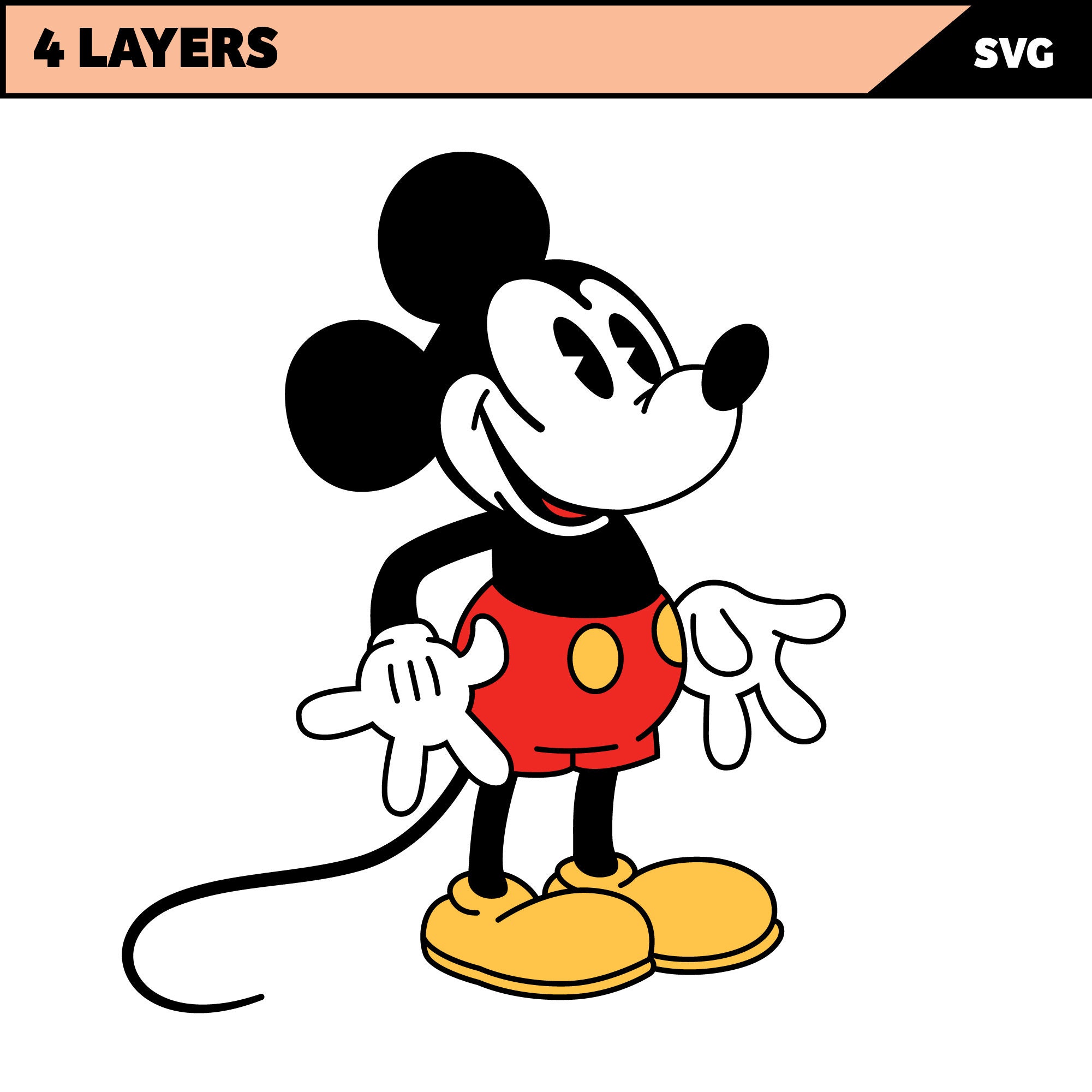 Steamboat Willie SVG, Instant Download, Cricut SVG, Silhouette Download ...