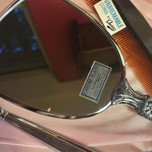 Vintage 1960’s/1970’s Ausco Chrome Plated Vanity 5 Piece Set in ...