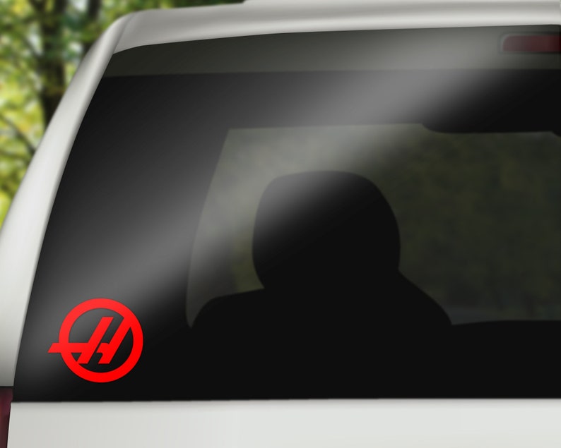 Haas F1 Logo Vinyl Decal Haas F1 Team Nico Hulkenberg, Kevin Magnussen ...