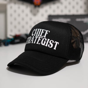 F1 Chief Strategist Trucker Cap - Formula 1 Hat - Men and Women - Etsy