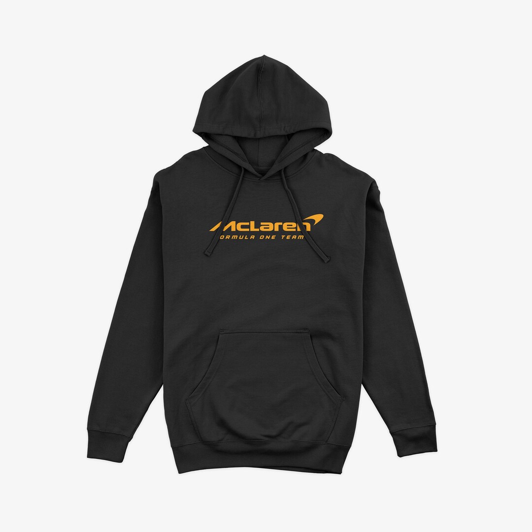 Mclaren F1 Core Essentials Logo Hoodie Black McLaren F1 Core Essentials ...