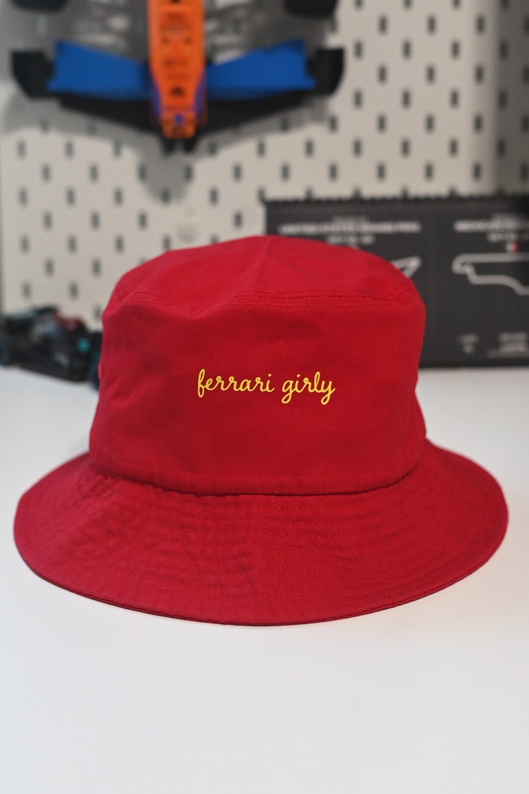 Ferrari Girly F1 Bucket Hat - Formula 1 Unisex Ferrari Cap - Gift for ...