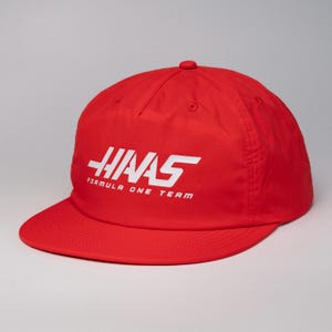 Haas Logo Snapback Nylon Cap - Haas F1 Team Mens and Womens Cap - Kevin ...