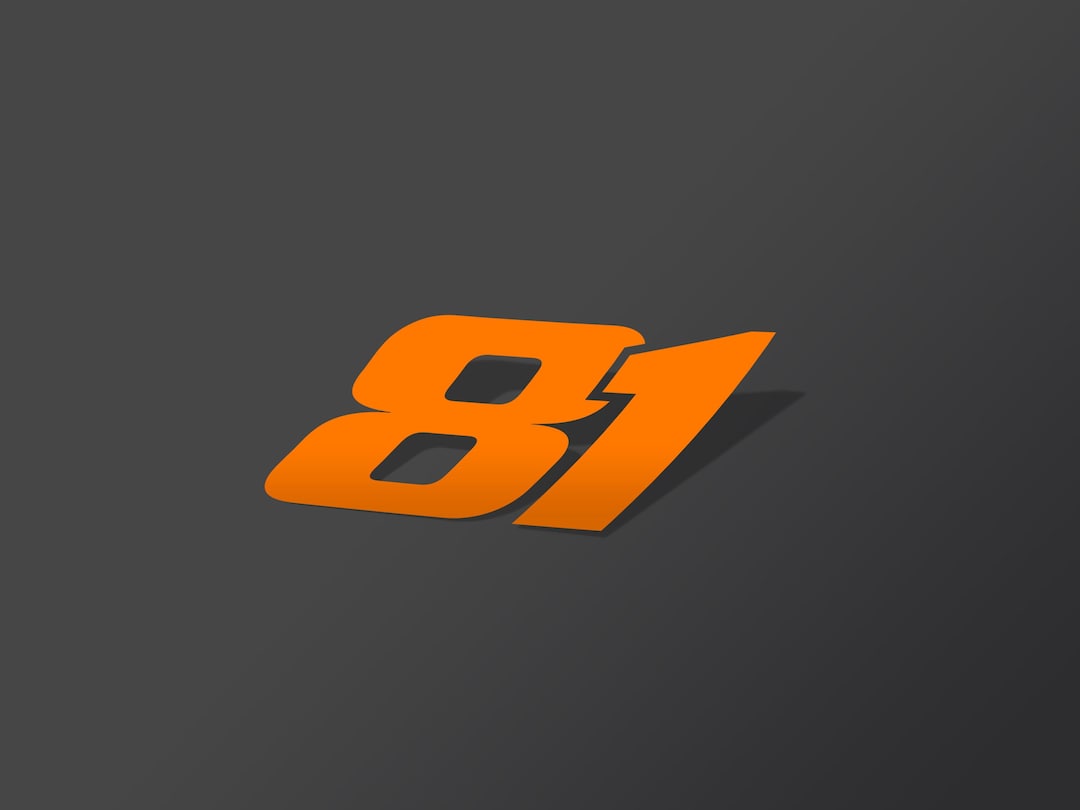 Oscar Piastri #81 F1 Vinyl Sticker Decal - Mclaren Formula 1 - Cars ...