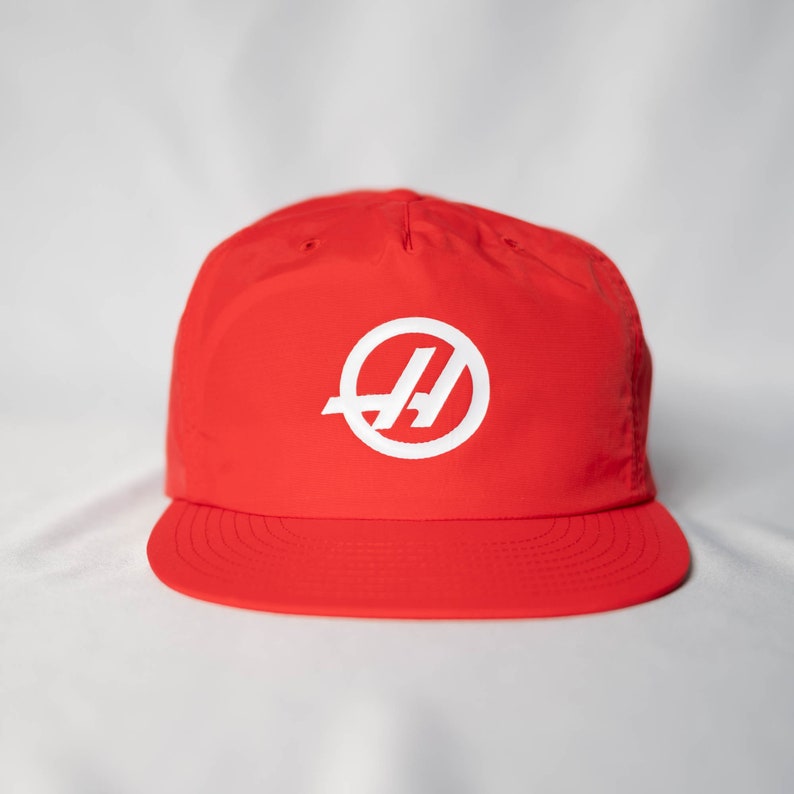 Haas H Logo Snapback Nylon Cap Haas F1 Team Mens and Womens Cap Kevin ...