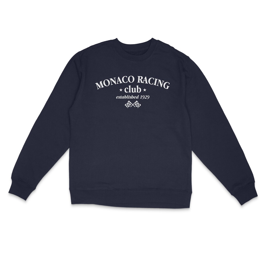 Monaco Racing Club Sweatshirt - Formula 1 Unisex Sweater for Men and ...