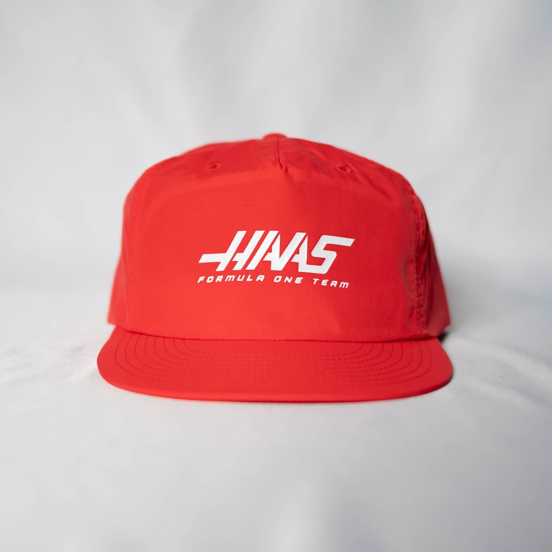 Haas Logo Snapback Nylon Cap - Haas F1 Team Mens and Womens Cap - Kevin ...
