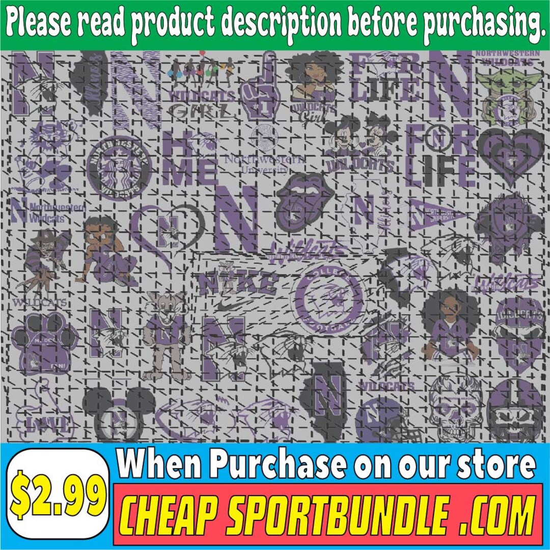 Northwestern-wildcats Football Team Svg, Northwestern-wildcats Svg ...
