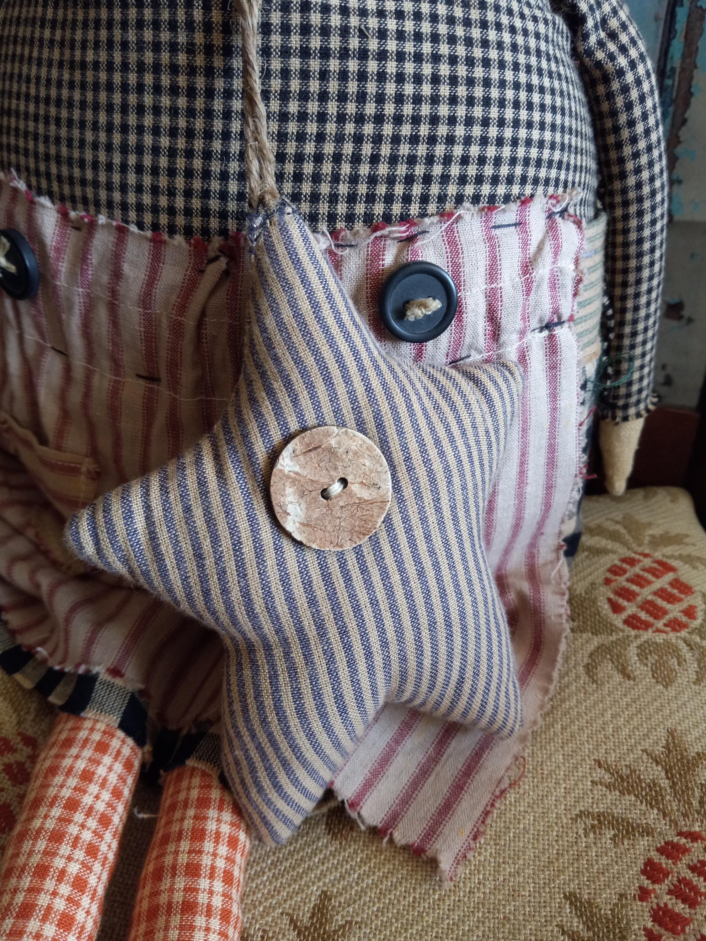 Handmade Primitive Cat Doll..."mrs. Kitty Kat" - Etsy