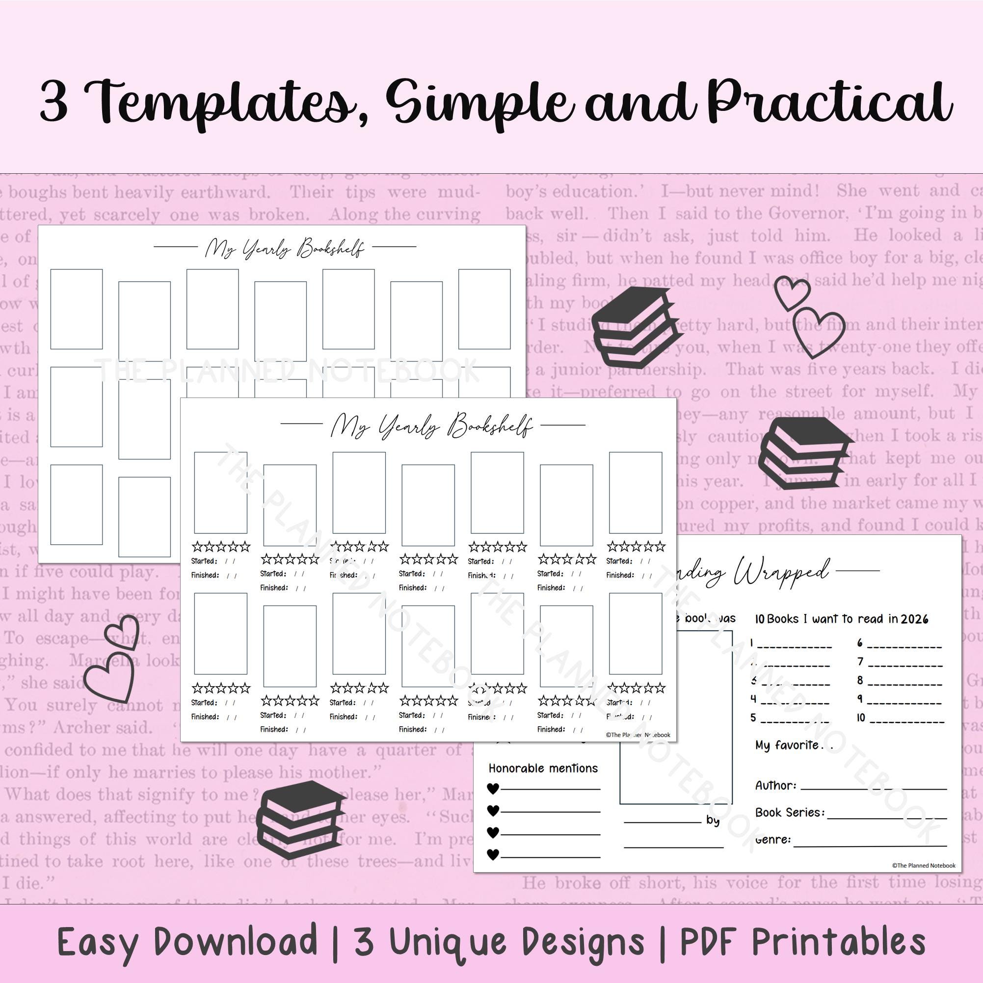 2025 Reading Tracker, Reading Tracker, 2025 Reading List, Reading List ...