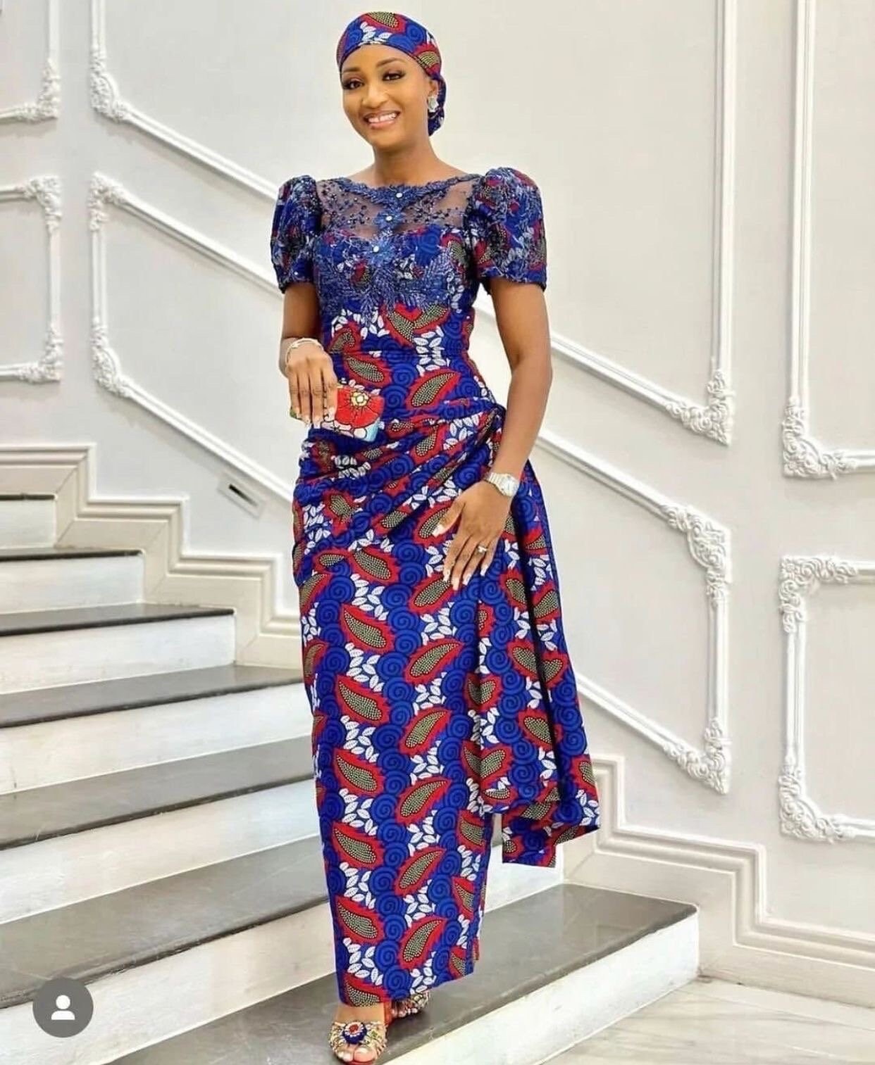 African Print 2 Piece, Luxury Ankara Outfit, African Print Dress ...