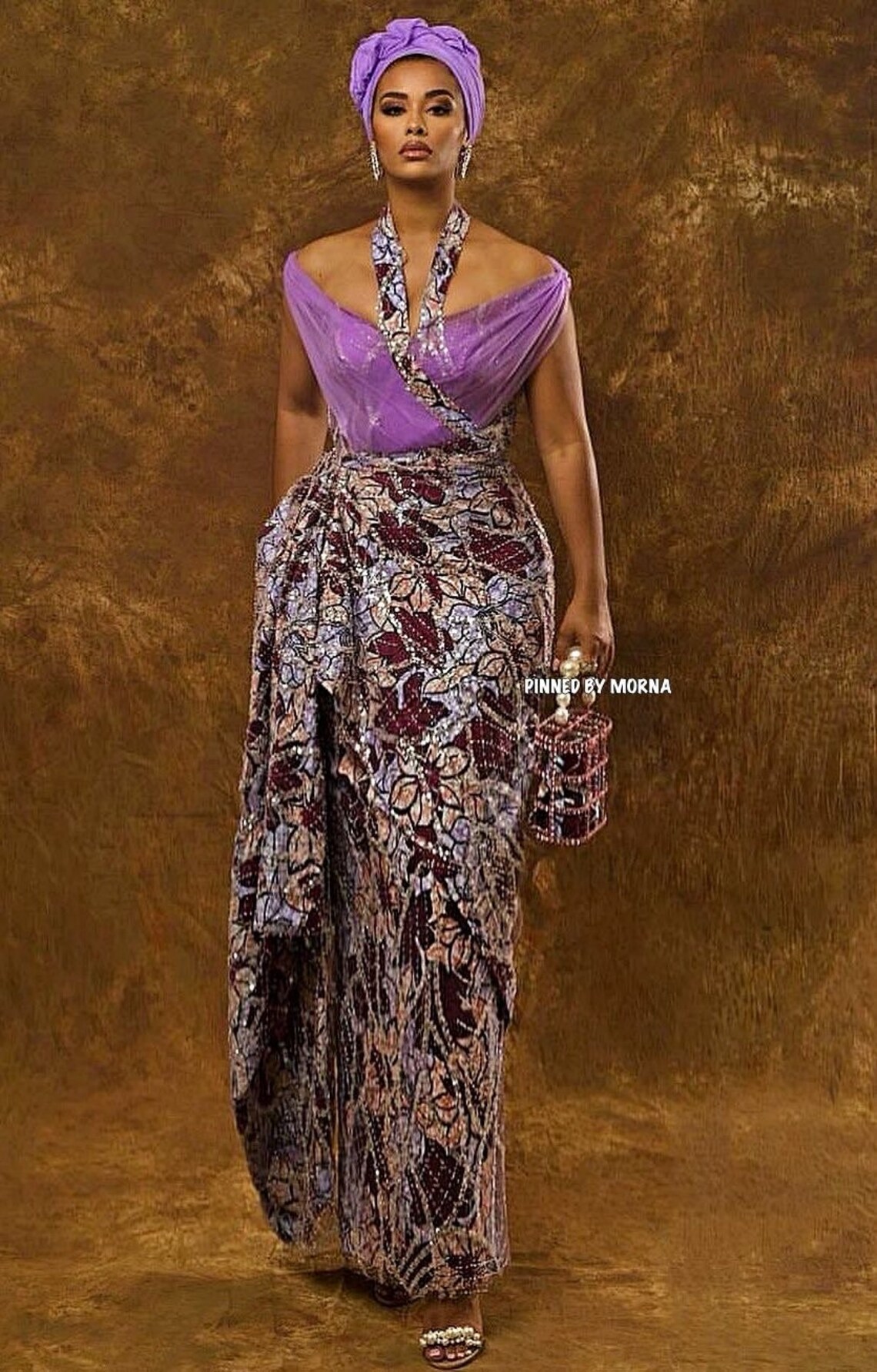 African Print 2 Piece, Luxury Ankara Outfit, African Classic Dress ...