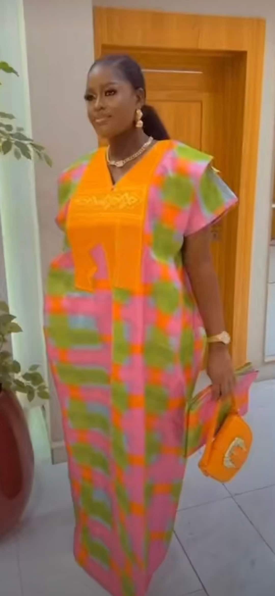 Lisa Boubou,african Elegant Bubu Dress, Rich Aunty Brocade BUBU - Etsy