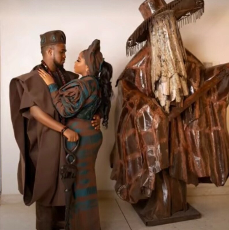 Agbada Ofi African Mens Clothings, Wedding Attire Suits Aso Oke Ebi ...