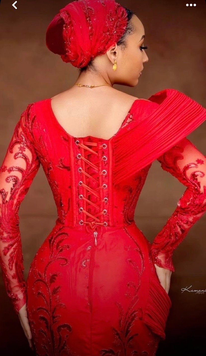 Nigerian Traditional Attire, Hausa Bride Dress, Fulani Bridal Attire ...