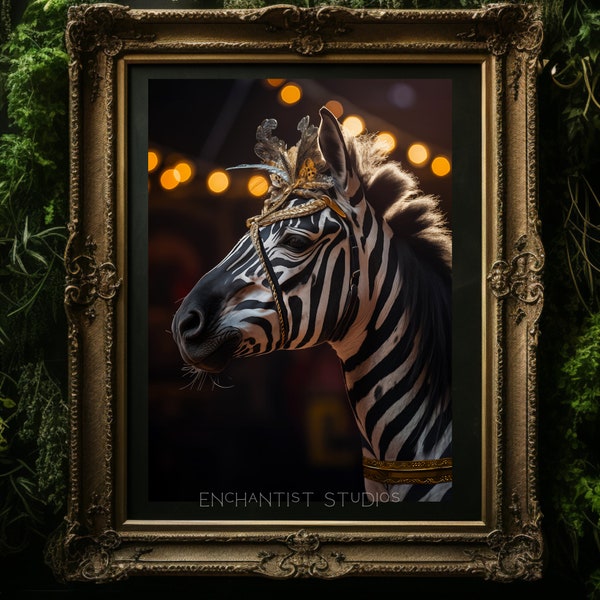 Circus Zebra - Etsy