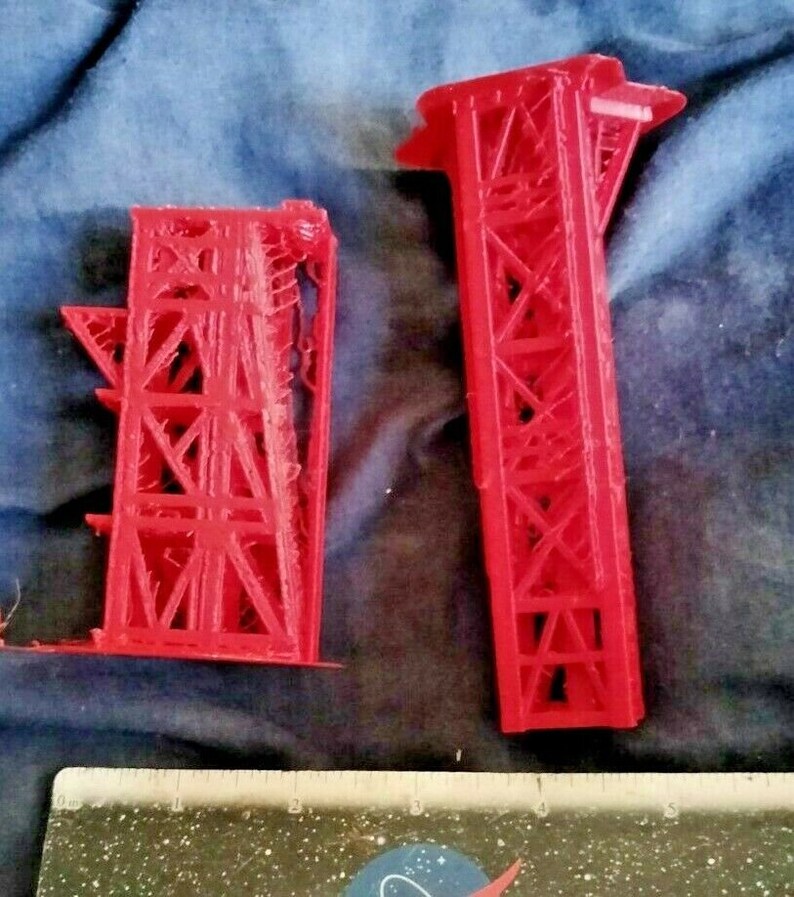Custom 3D Printed 1/110 NASA Launch Complex 14 Umbilical Tower for the ...