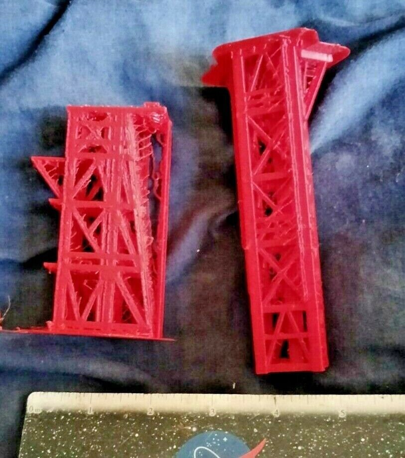 Custom 3D Printed 1/110 NASA Launch Complex 14 Umbilical Tower for the ...