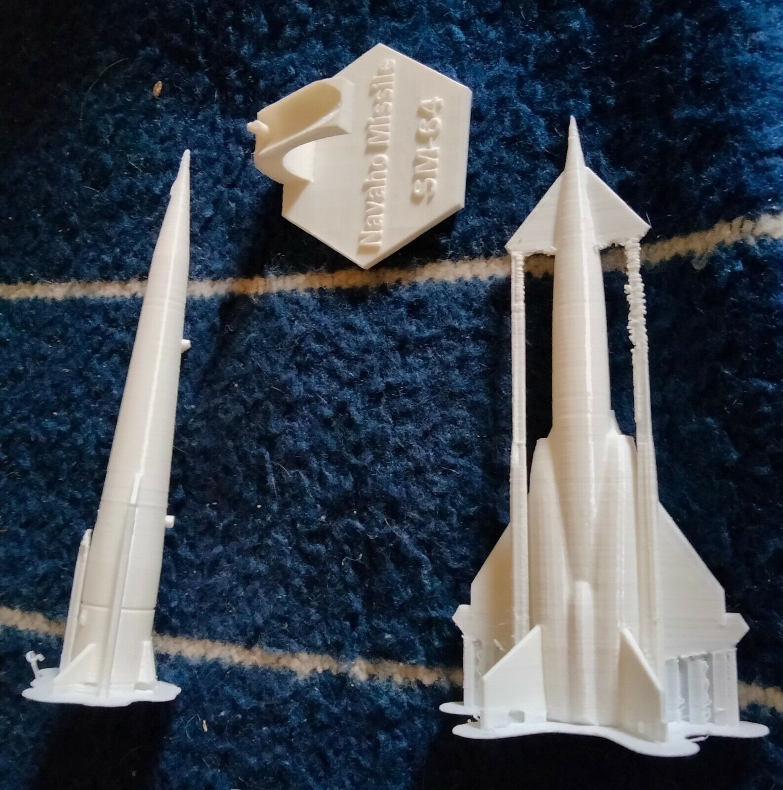 3D Custom Designed 1/144 USAF Navaho Missile SM-64, Launch Booster ...