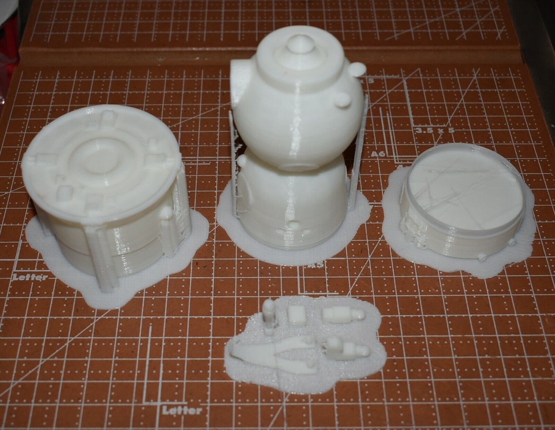 Custom Designed 3D 1/48 Russian Soyuz TM Manned Spacecraft 10 Pc Model ...