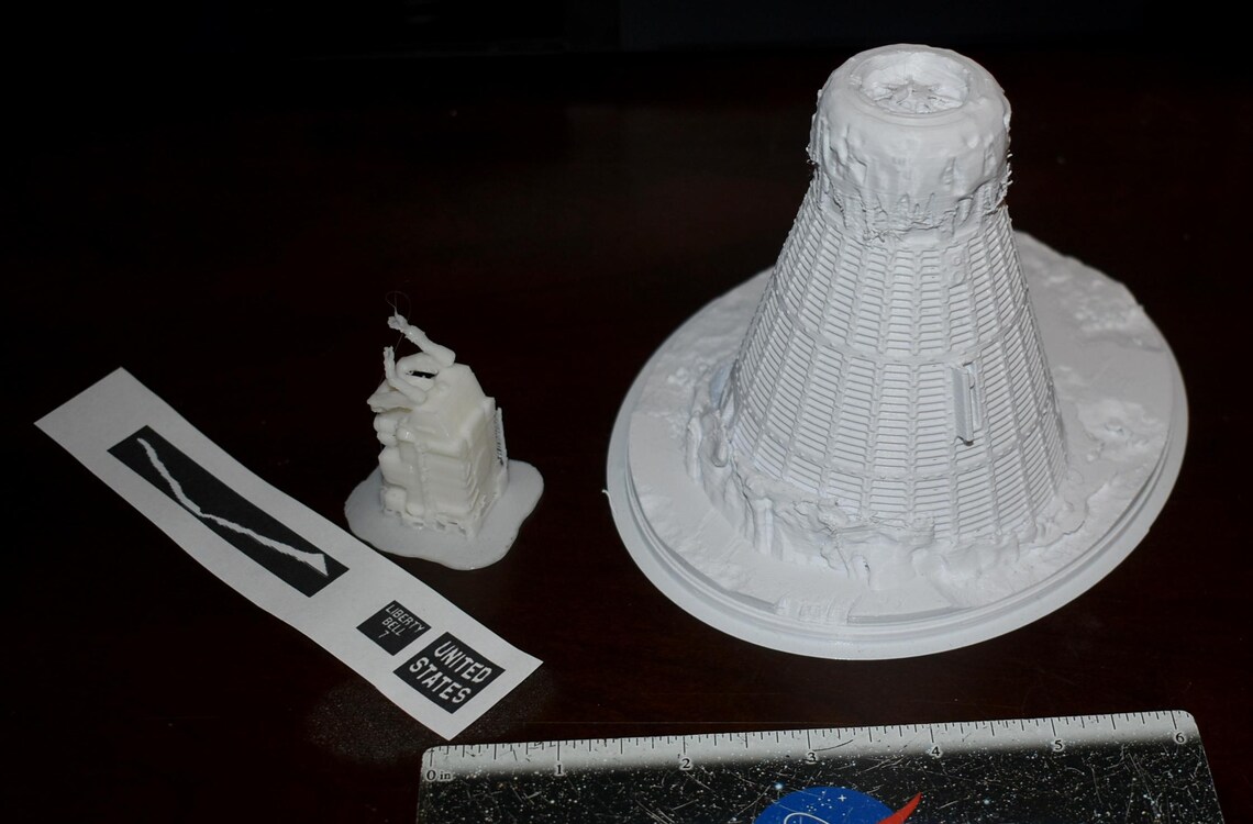 Custom 1/24 Gus Grissom Mercury Capsule Liberty Bell 7 Recovery With ...