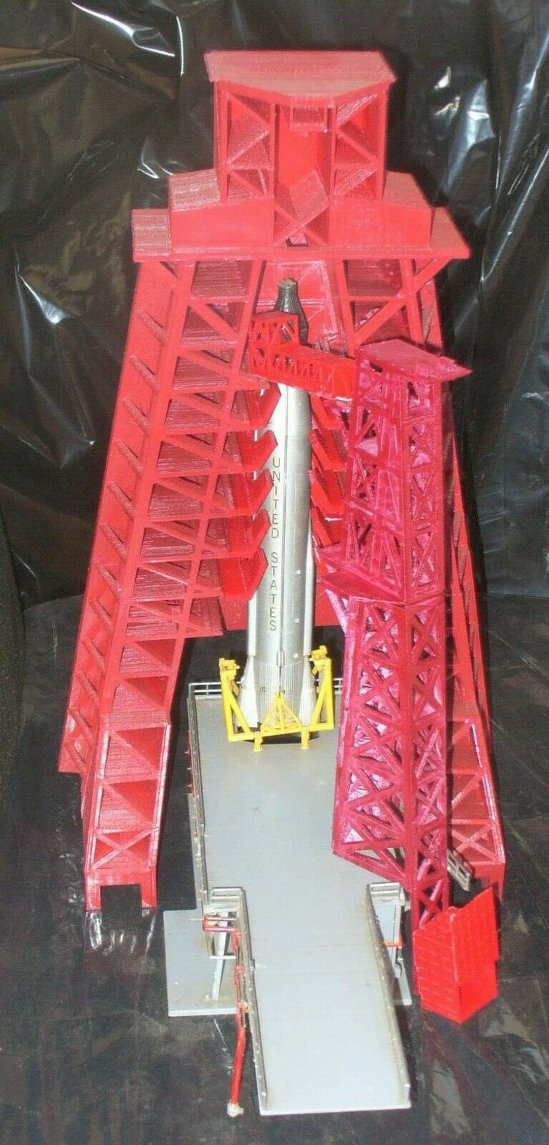 Custom 3D Printed 1/110 NASA Launch Complex 14 Umbilical Tower for the ...